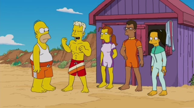 Simpsons go kiteboarding - The Surfer Shop